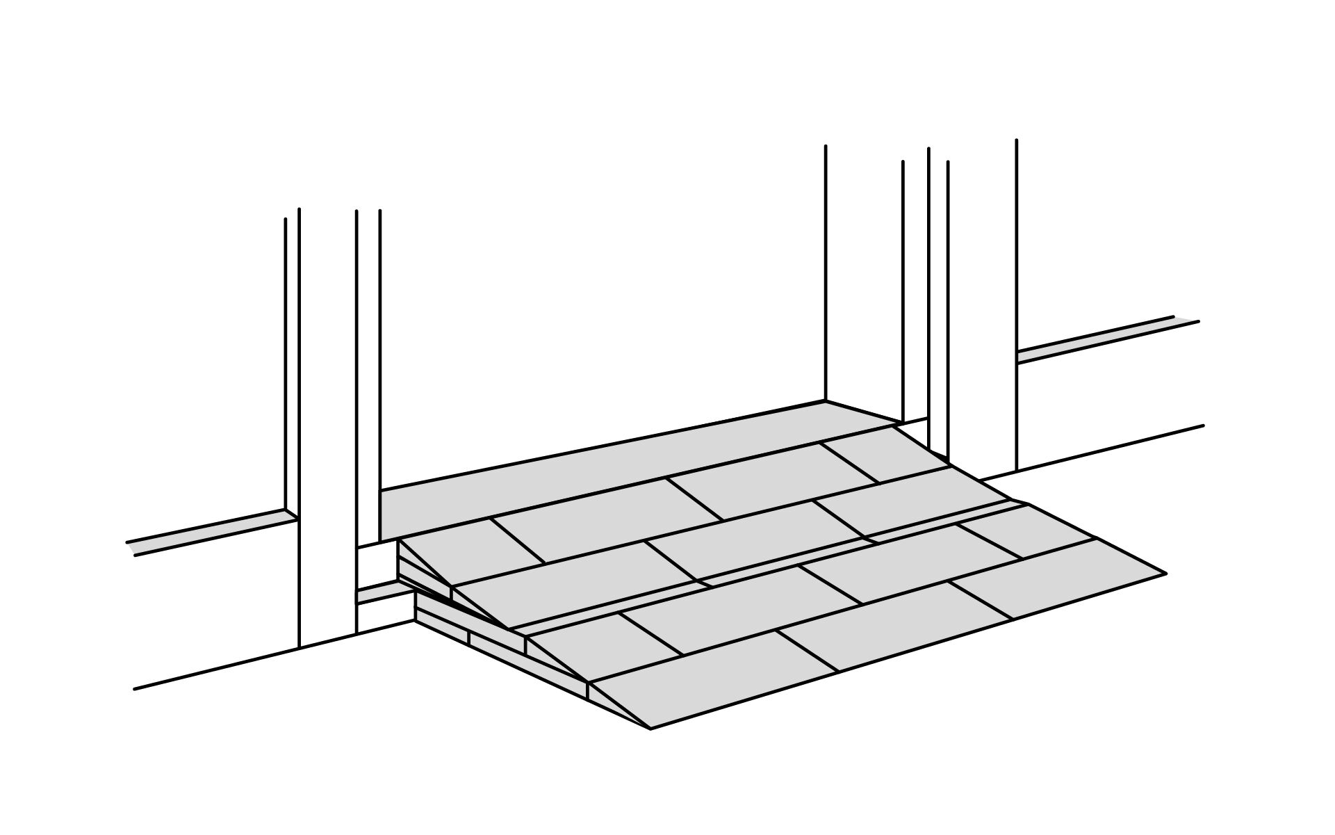 Ramp assembly and fitting - Excellent Kit Systems